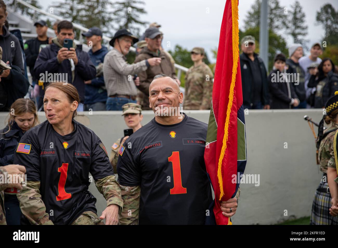 U.S. Army Brig. Gen. Niave F. Knell, the 1st Infantry Division Deputy ...