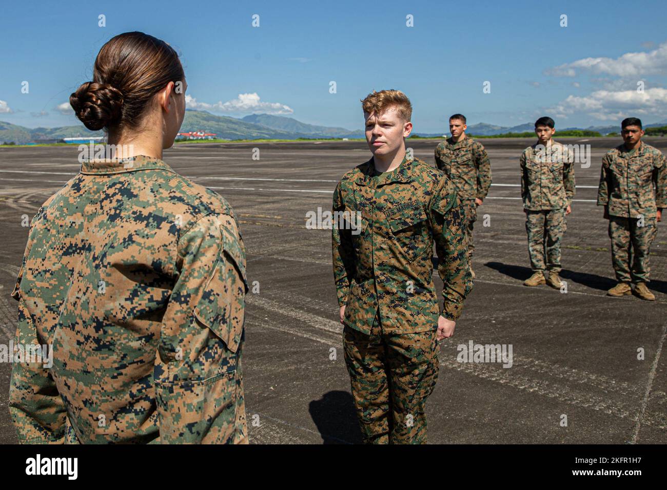U.S. Marine Corps Cpl. Mason Glad, a network administrator with 7th ...