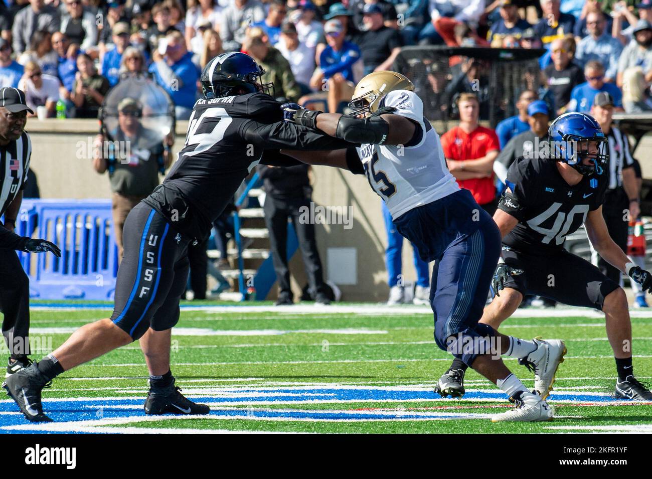 U.S. AIR FORCE ACADEMY, Colo. -- U.S. Air Force defensive end ...