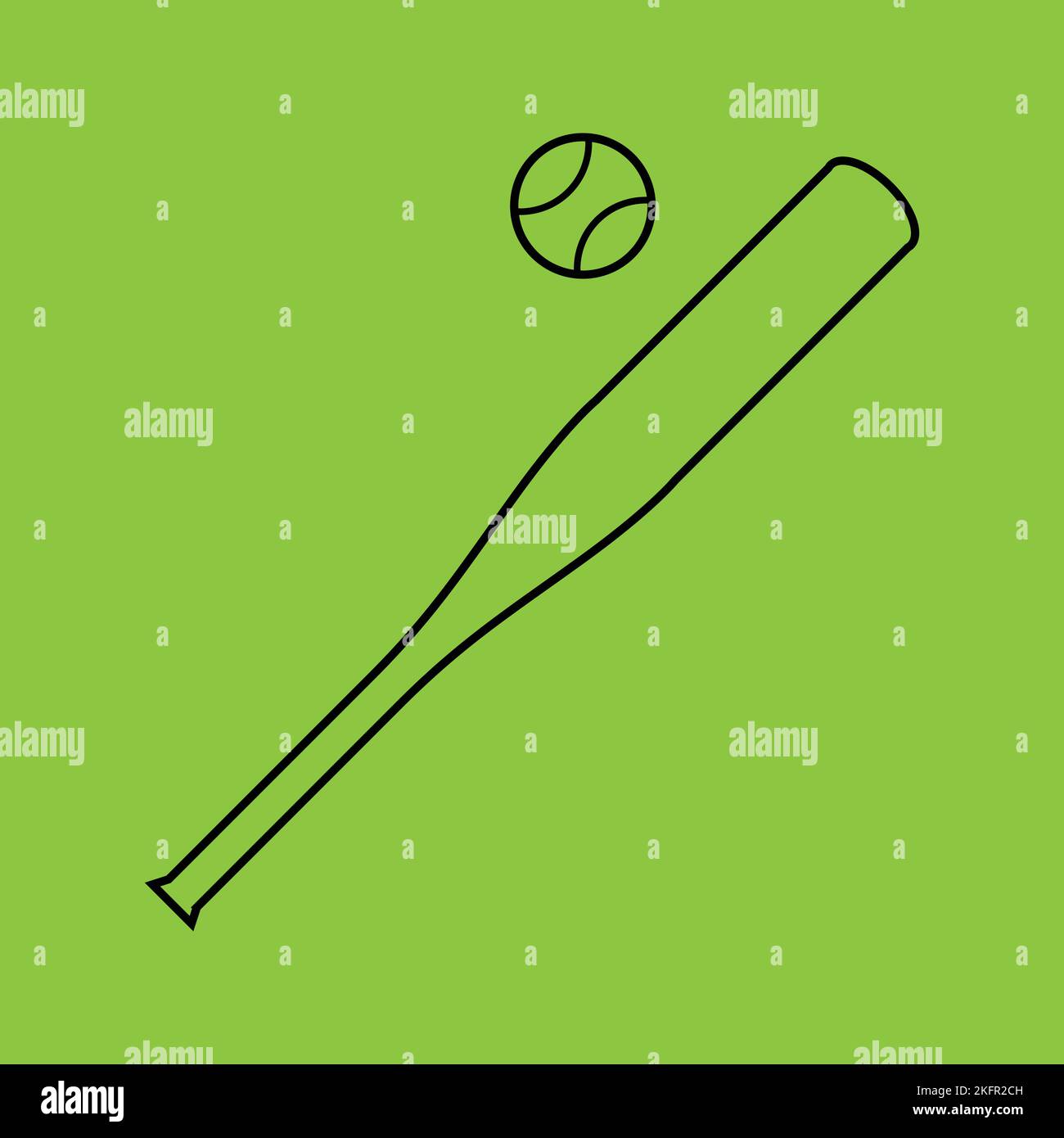 Softball Stock Vector Images - Alamy