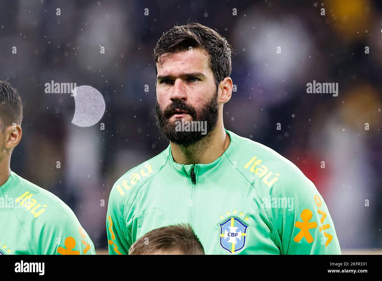 Le Havre, France - September 23: Goalkeeper Alisson Becker of Brazil ...
