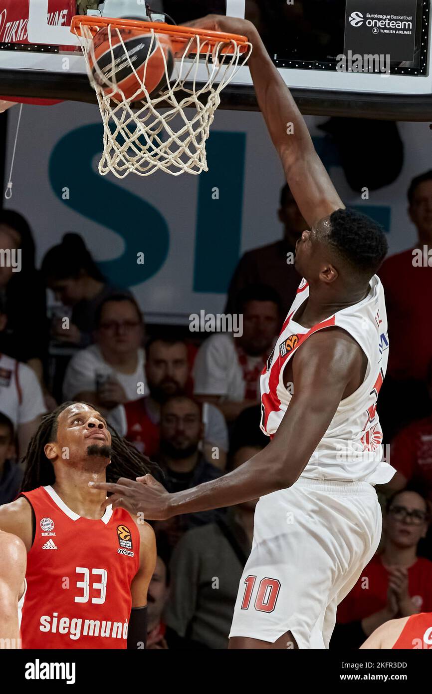 2022/23 FIBA EuroLeague | FC Bayern München vs Olympiacos Piraeus Stock ...