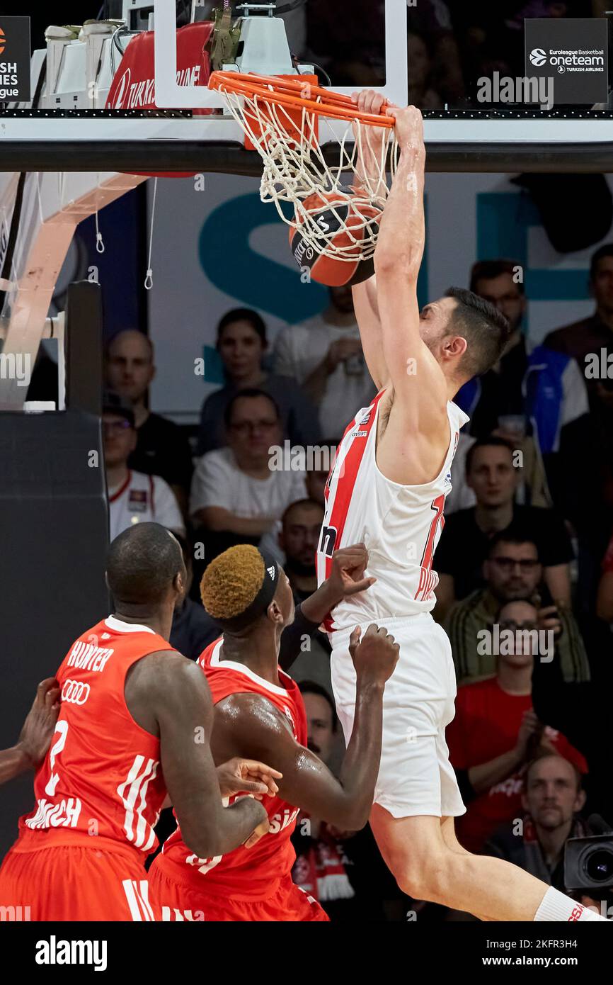 2022/23 FIBA EuroLeague | FC Bayern München vs Olympiacos Piraeus Stock ...