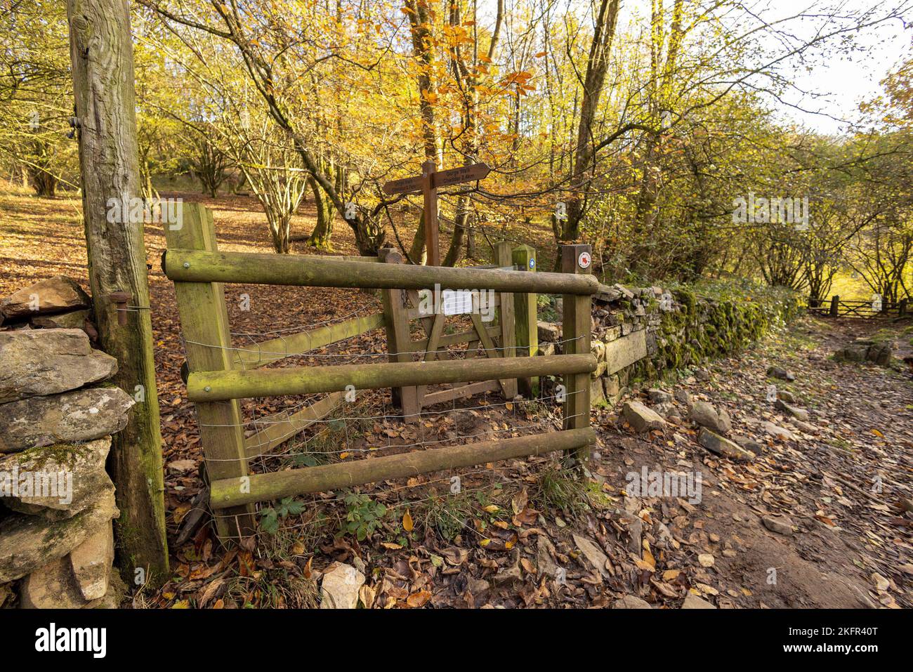 November 2022 - Walker's gate on the circular route around the gorge in ...