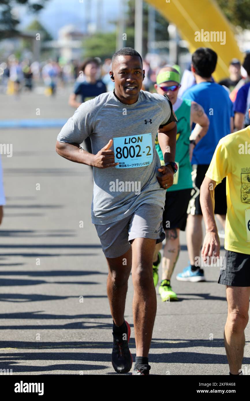 U.S. Army Garrison Japan Command Sgt. Maj. Justin Turner competes in ...
