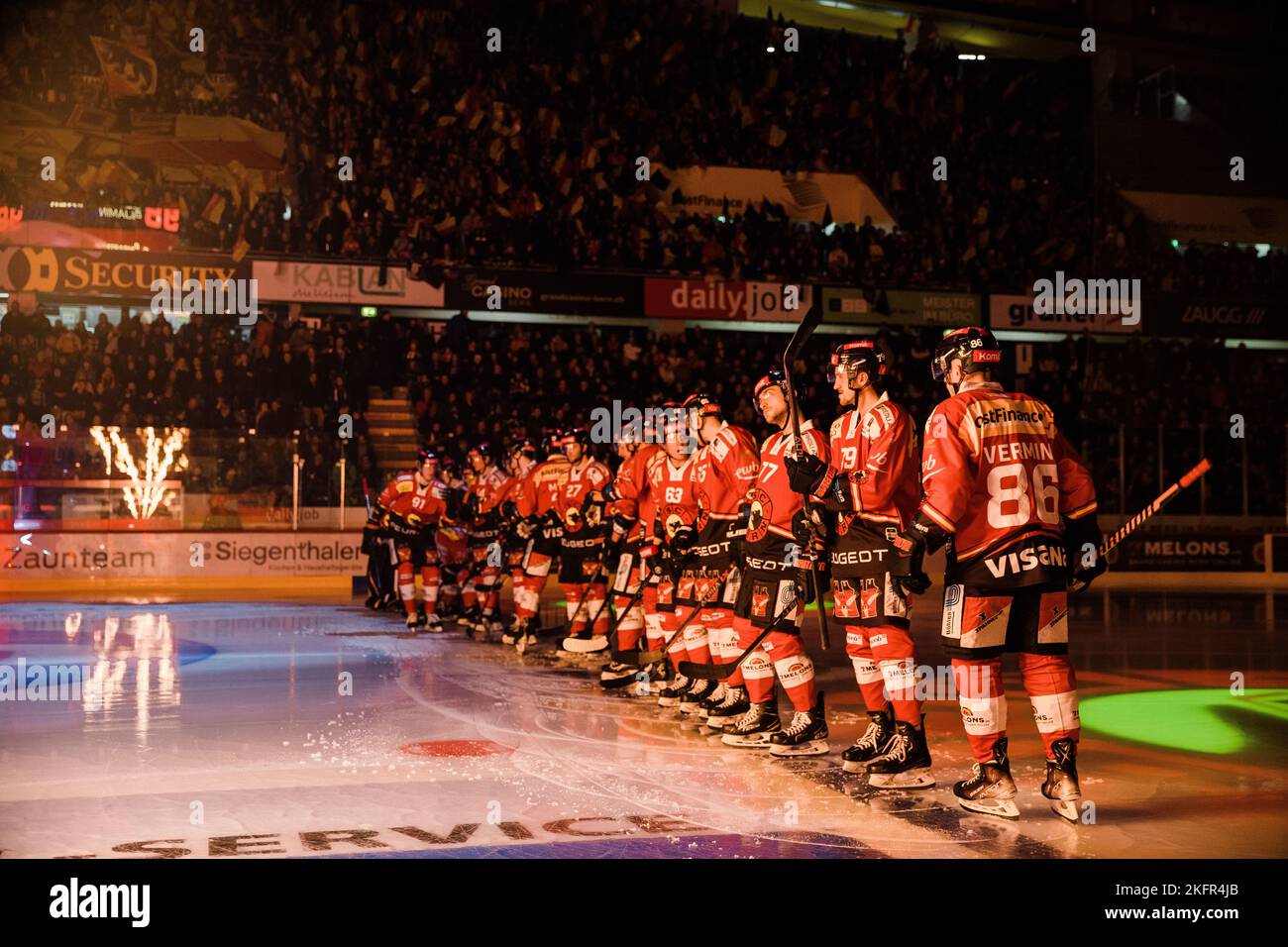 Los Angeles, California, USA. 18th Nov, 2022. The NLA's SC Bern is ...