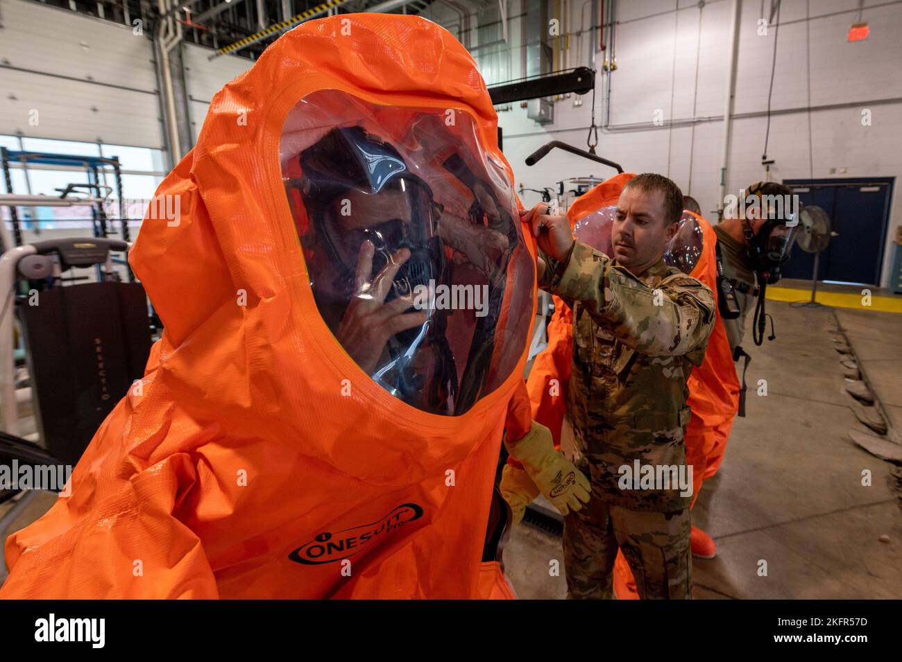 U.S. Air Force Airman 1st Class Craig Sipes, an emergency management ...