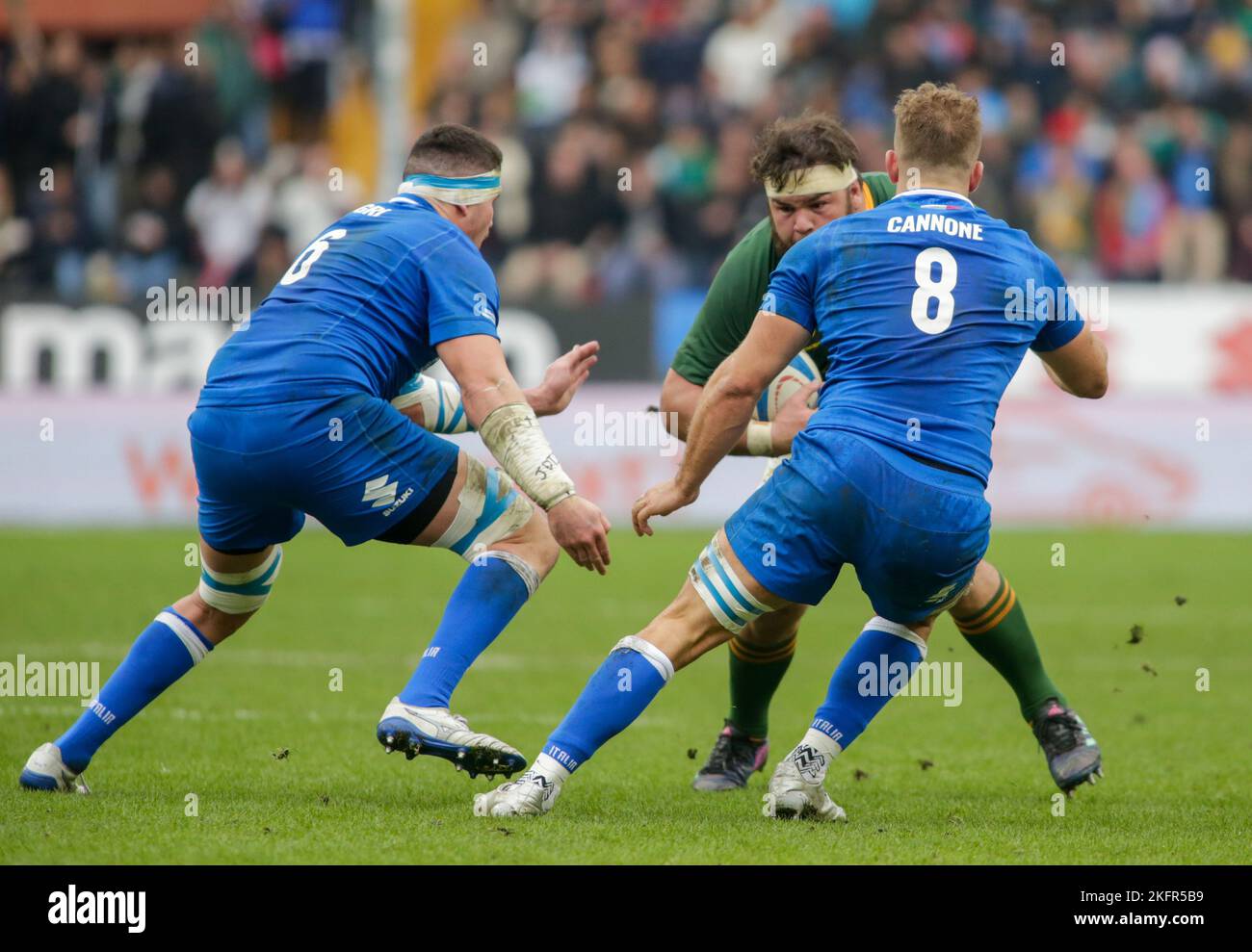 Genova, Italy, 19/11/2022, Frans Malherbe of South Africa during the ...