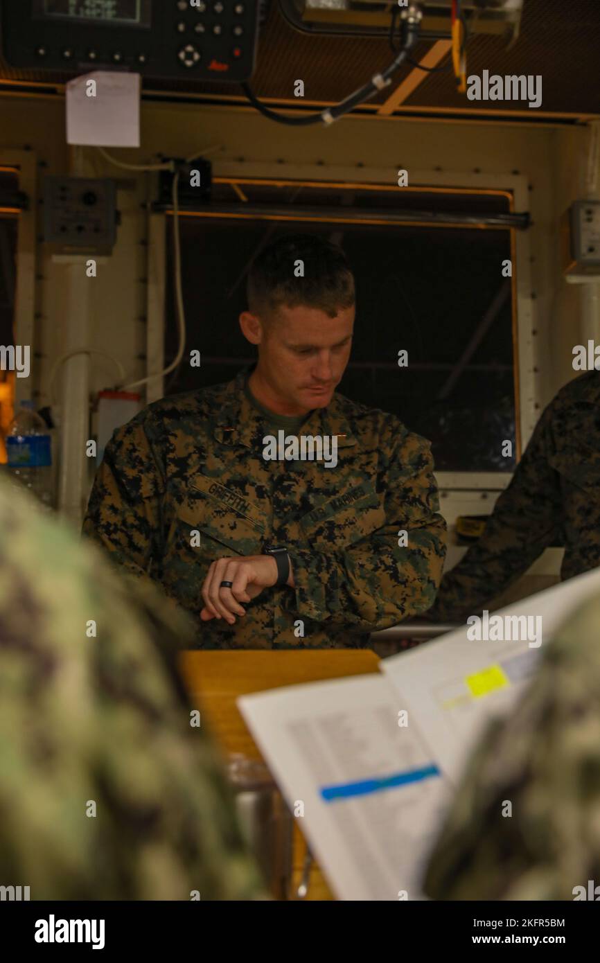 U.S. Marines Corps Chief Warrant Officer 2 Phillip Griffith, a mobility ...