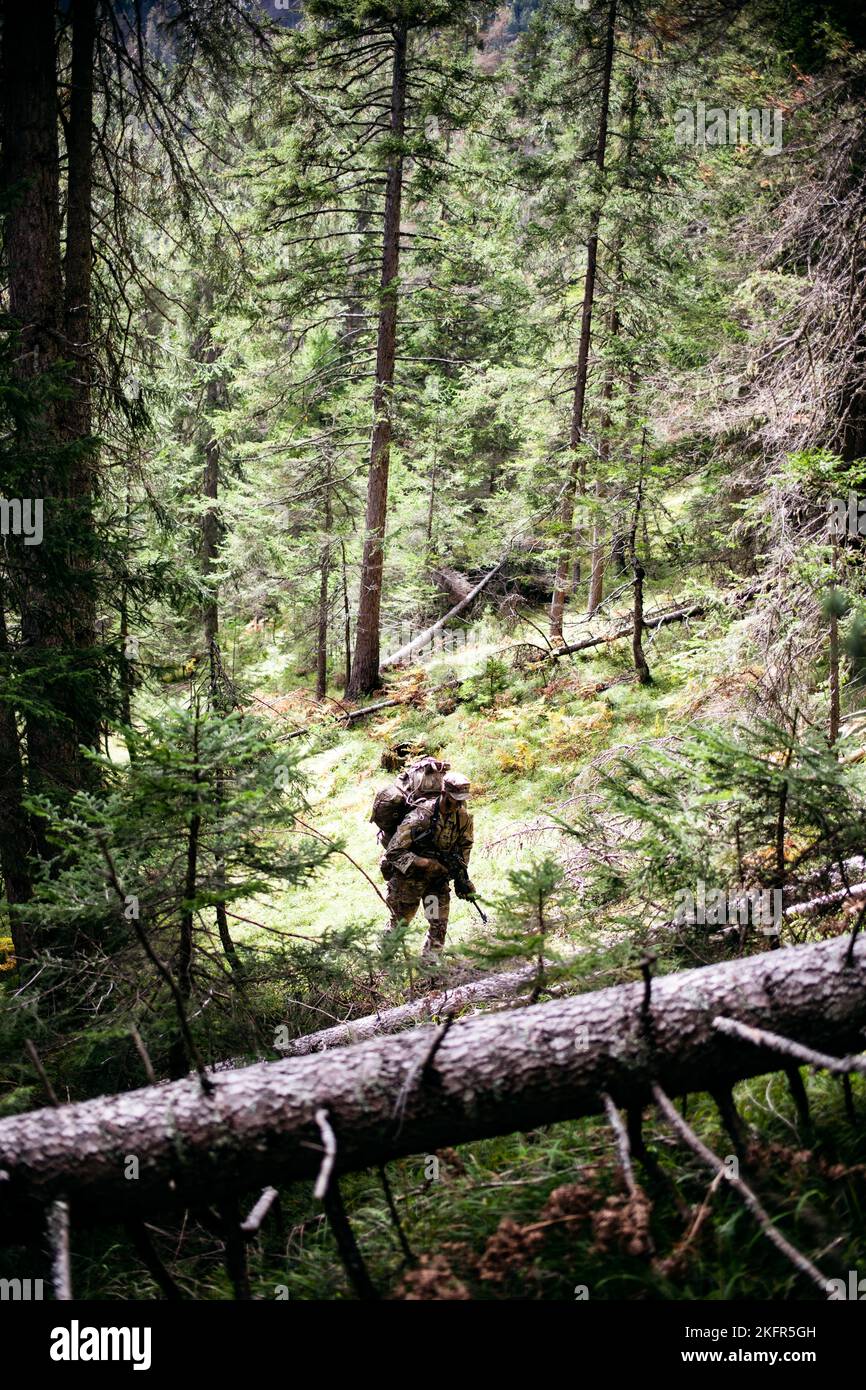 A U.S. Army paratrooper assigned to 1st Battalion, 503rd Parachute ...