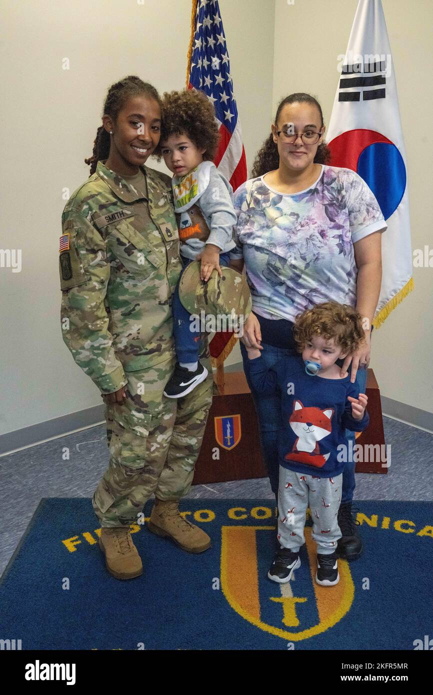 U.S. Army Soldier Staff Sgt. Smith gets promoted to Sergeant 1st Class ...