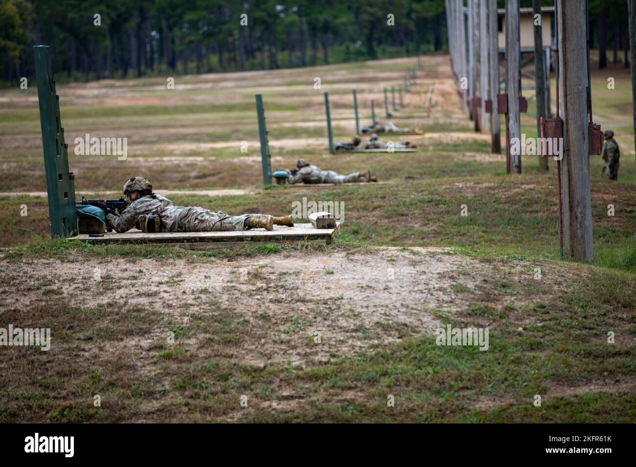 U.S. Soldiers competing in the Army Best Squad Competition conduct ...