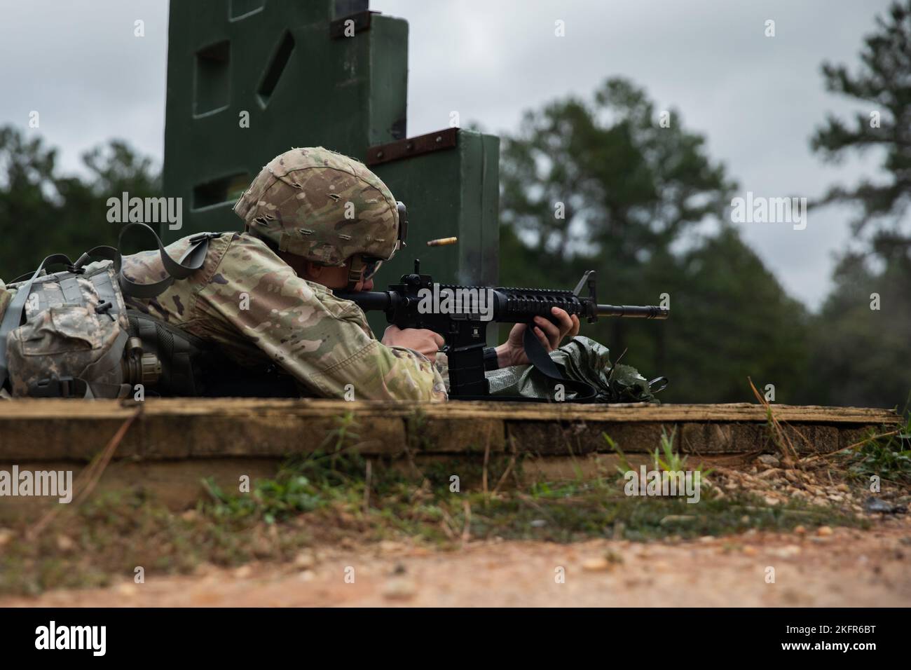 A Soldier from Squad 11, representing the U.S. Army Materiel Command ...