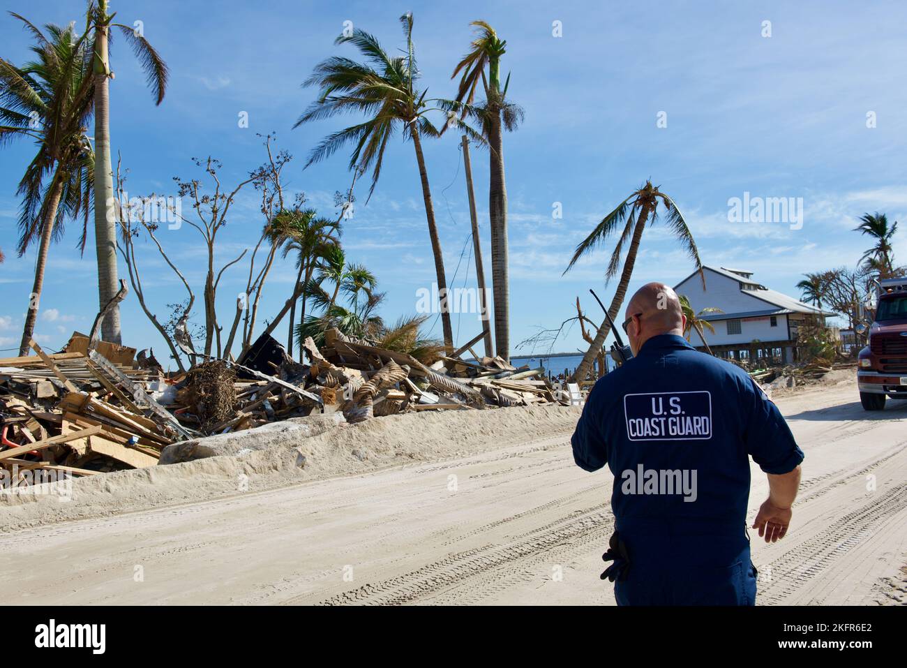 Coast Guard Chief Warrant Officer Seth Hunt conducts rescue operations ...
