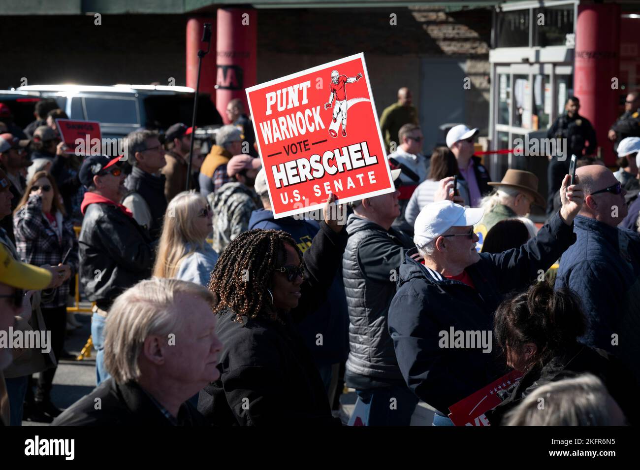 Smyrna, Georgia, USA. 19th Nov, 2022. Republican Senate candidate ...