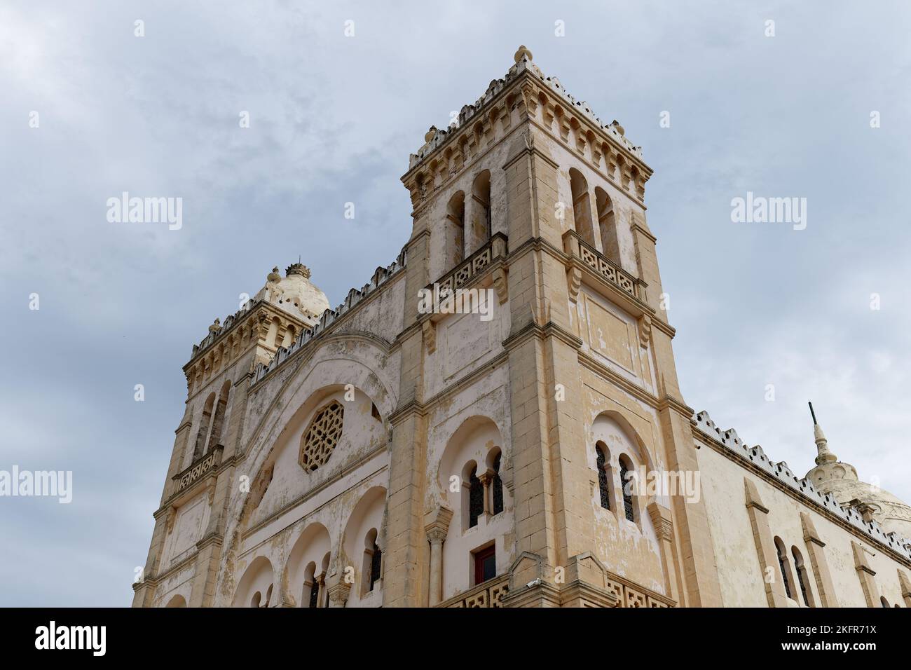 Acropolium of Carthage in Tunisia. Also known as Saint Louis Cathedral ...
