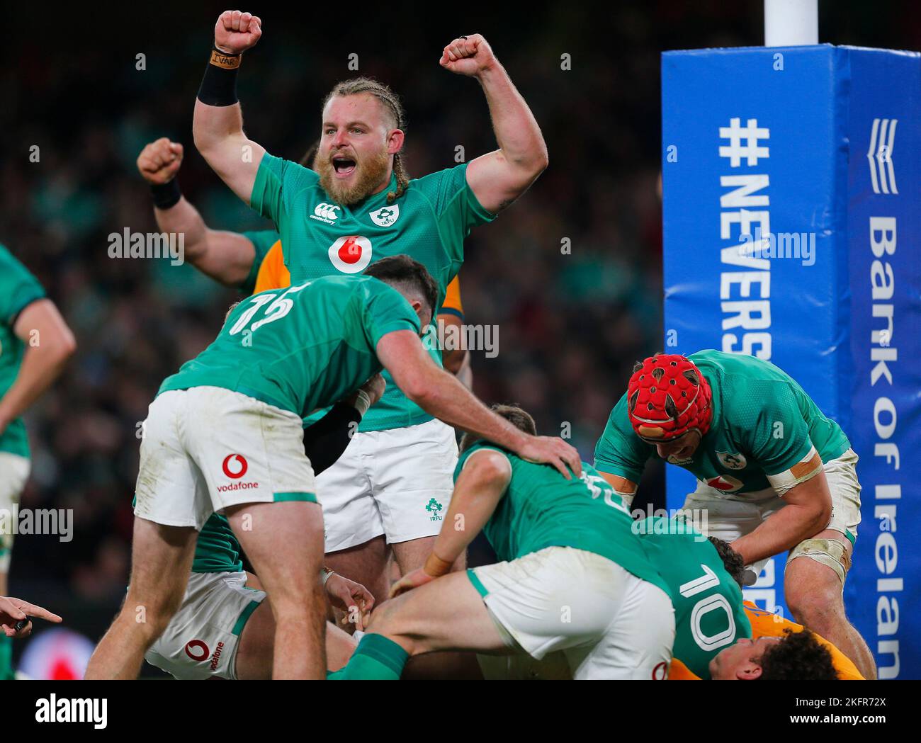 19th November 2022; Aviva Stadium, Dublin, Ireland: Autumn Series International Rugby Ireland ...