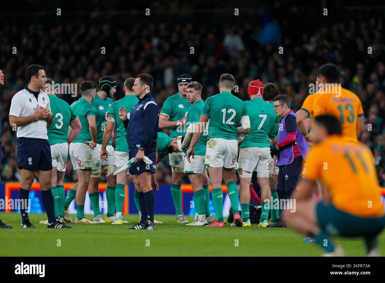 19th November 2022; Aviva Stadium, Dublin, Ireland: Autumn Series ...