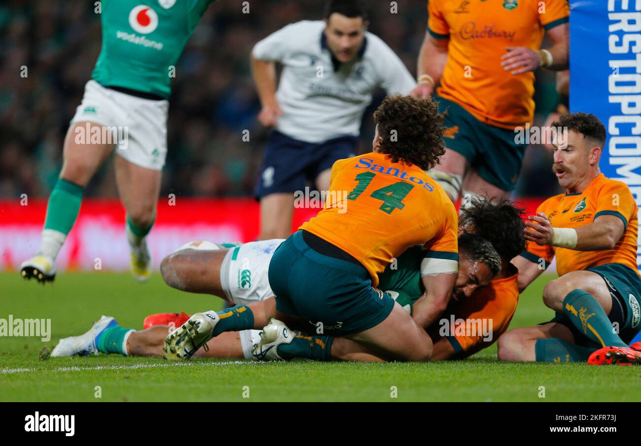 19th November 2022; Aviva Stadium, Dublin, Ireland: Autumn Series ...