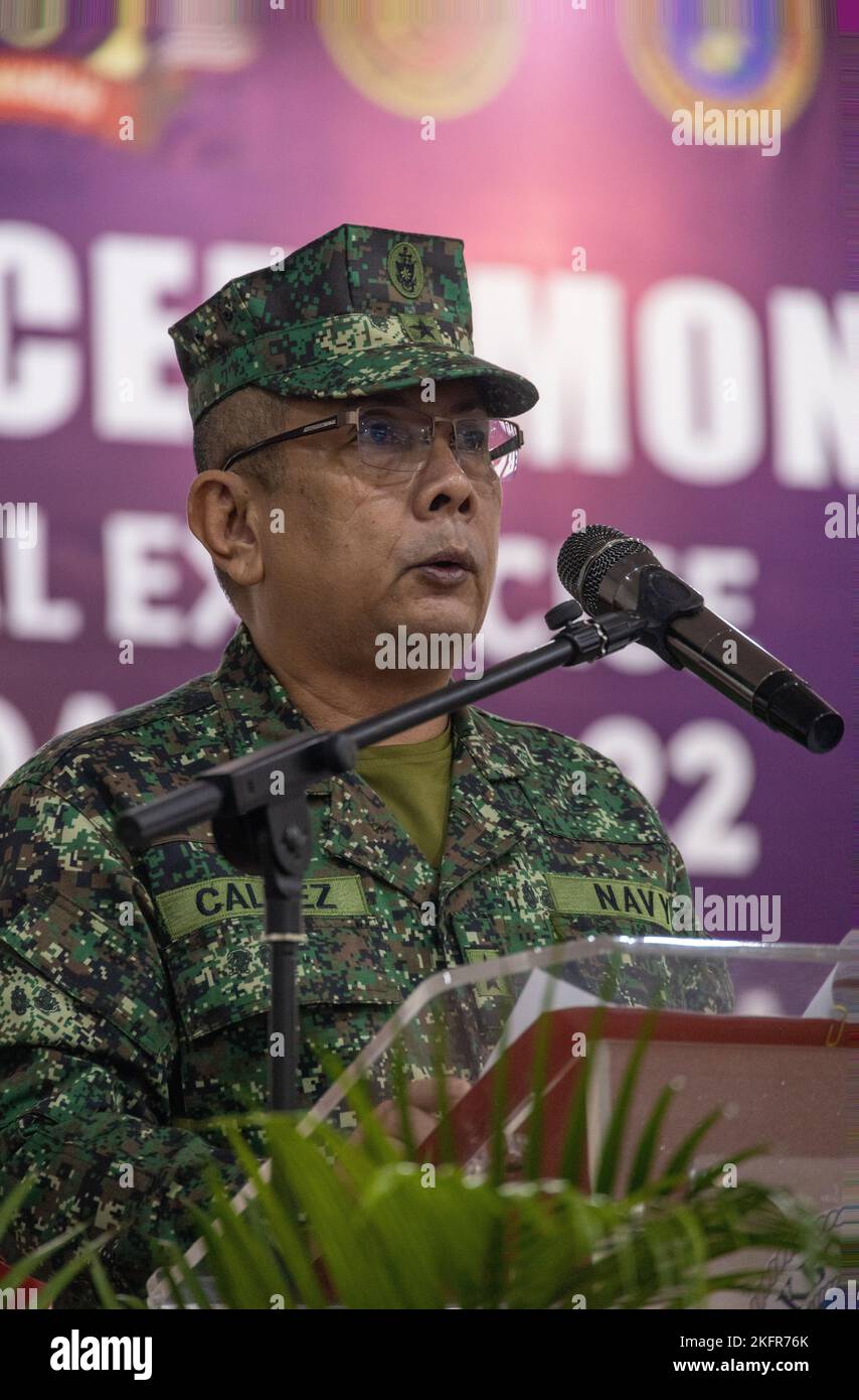 Philippine Marine Corps Brig Gen Raul Caldez Exercise Director
