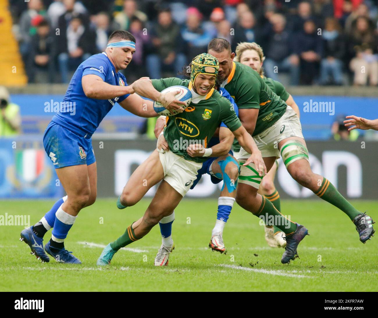 Genova, Italy, 19/11/2022, Cheslin Kolbe of South Africa during the ANS ...