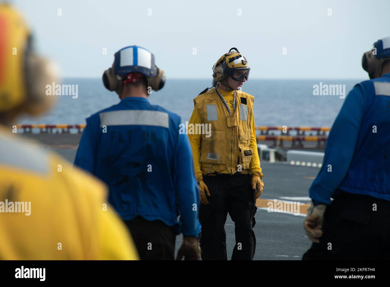 PACIFIC OCEAN (Oct. 3, 2022) Aviation Boatswain’s Mate (Handling) 3rd ...