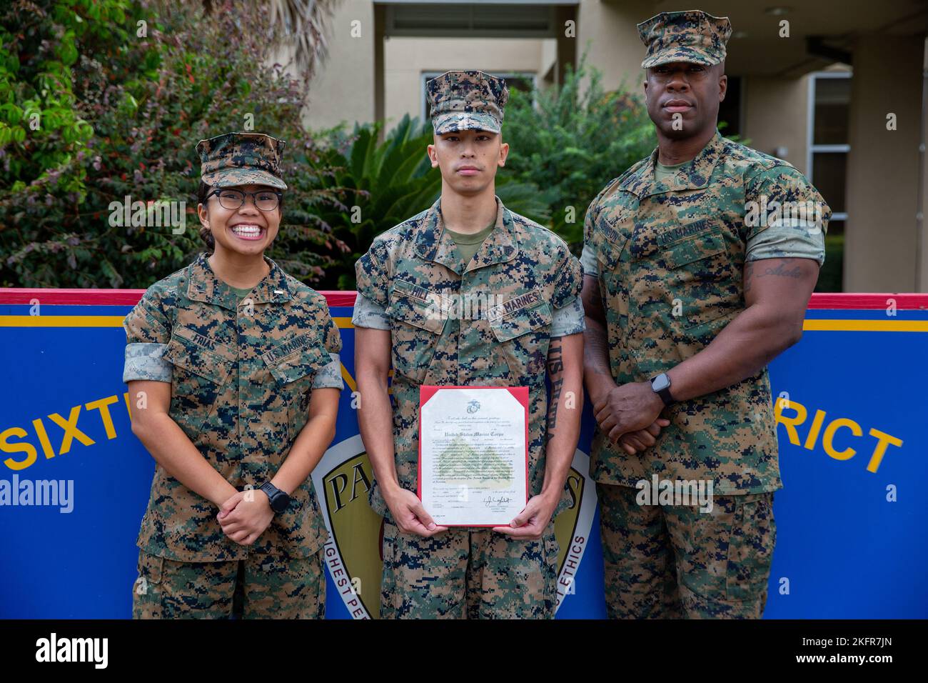 U.S. Marine Corps 1st Lt. Mikaela F. Frias, the assistant marketing and ...
