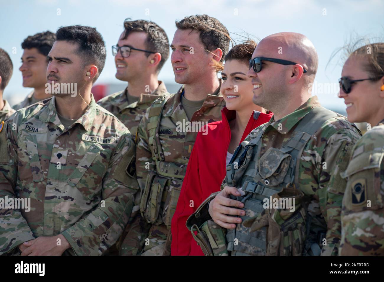 First Lady of Florida, Casey DeSantis, stands alongside Florida ...