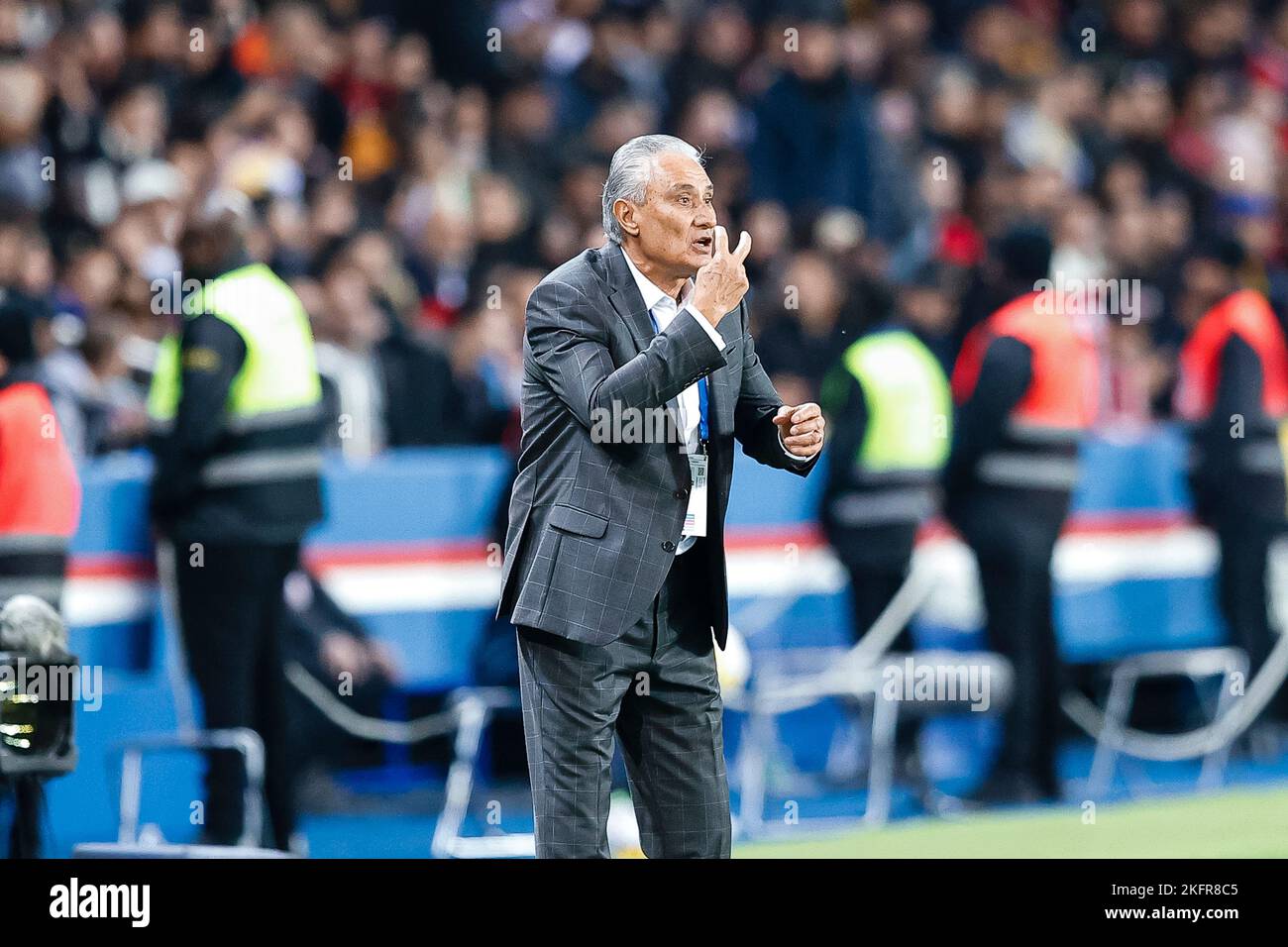 Paris, France - September 27: Adenor Bacchi Tite Brazil Head Coach ...