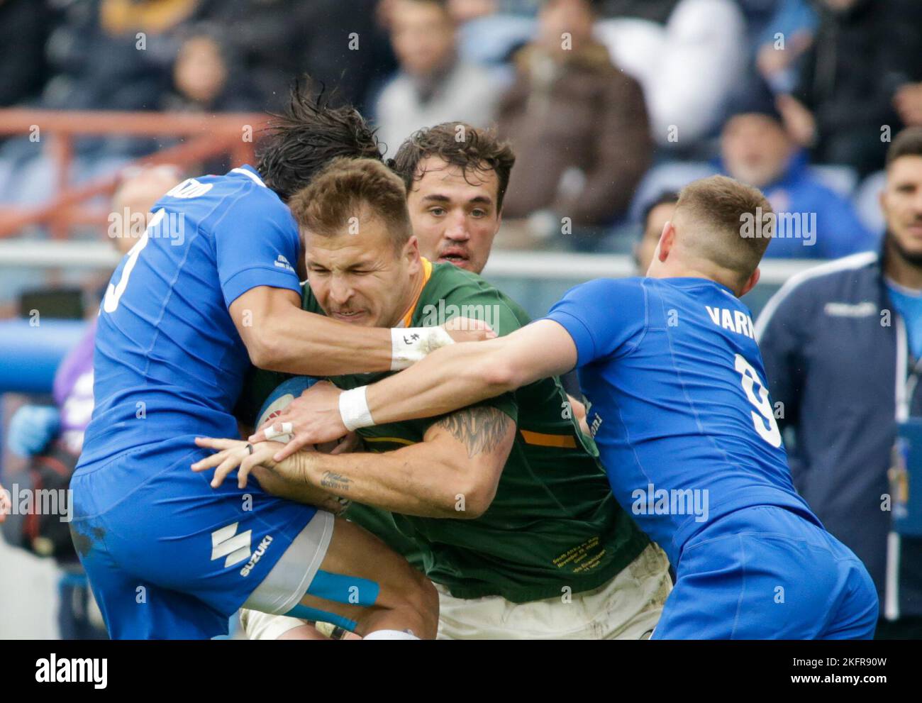 Genova, Italy. 19th Nov, 2022. Andre Esterhuizen of South Africa during ...
