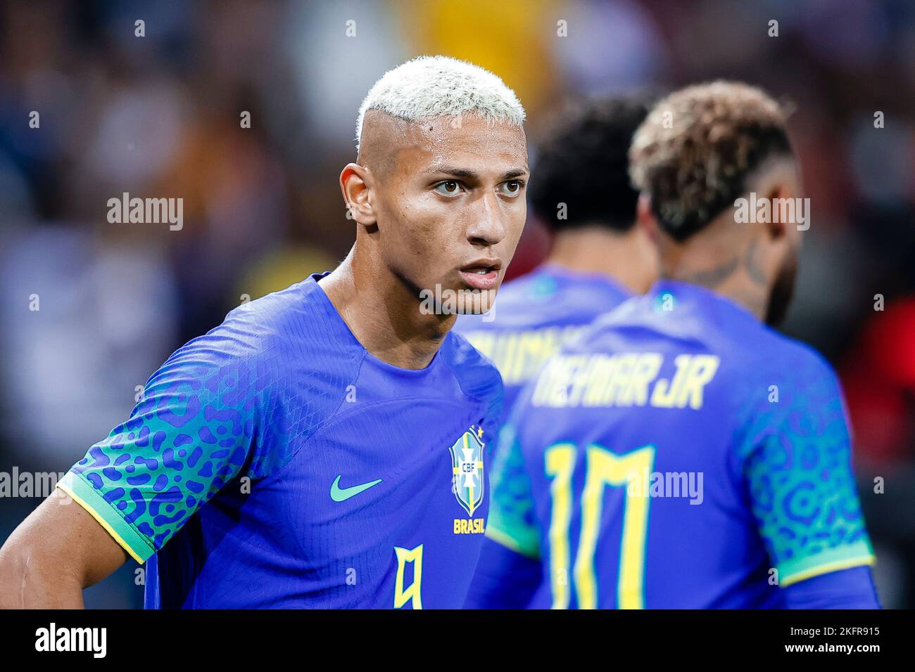 Paris, France - September 27: Richarlison de Andrade of Brazil ...