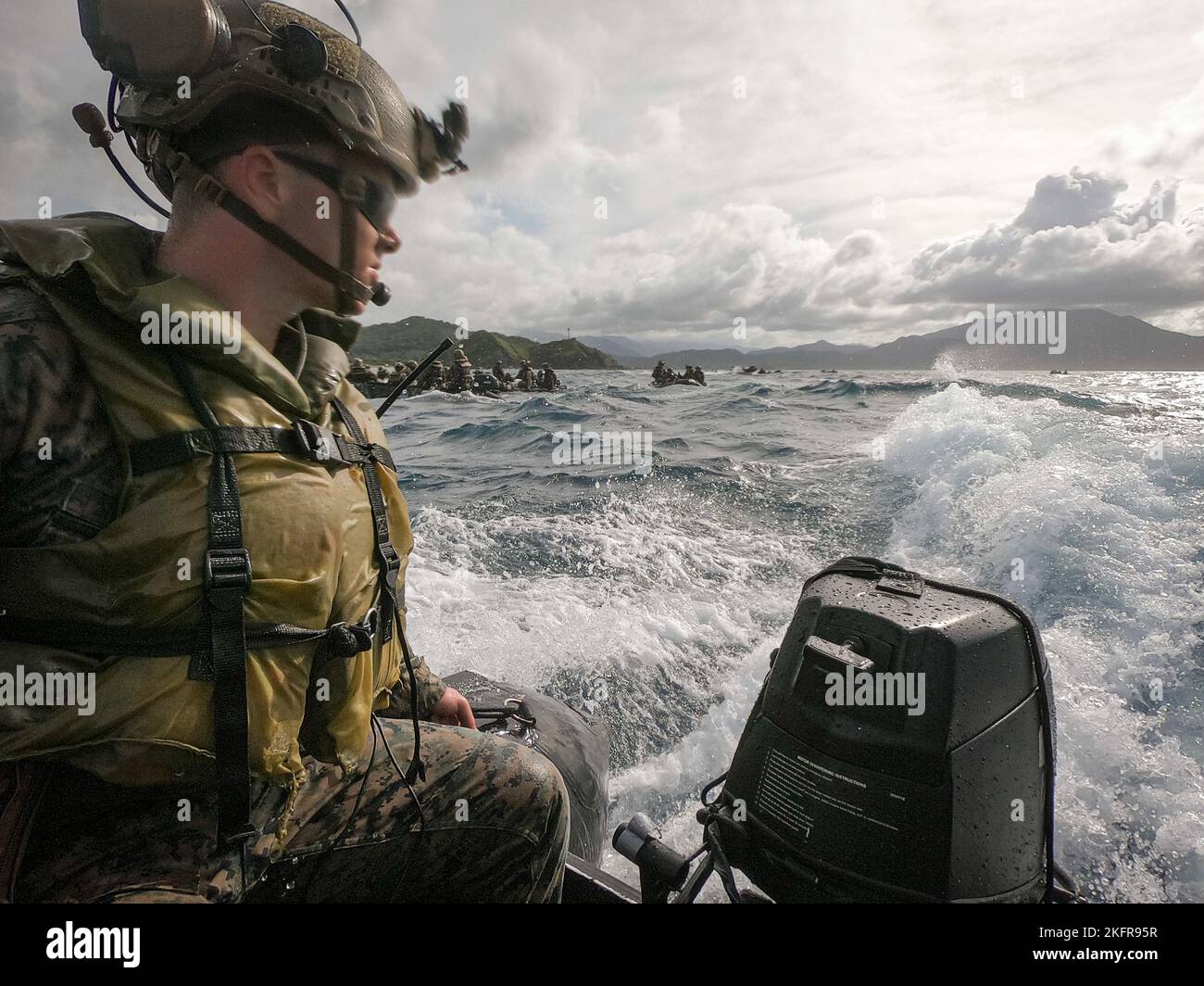 U.S. Marine Corps 1st Lt. Cooper Chavis, a company executive officer ...