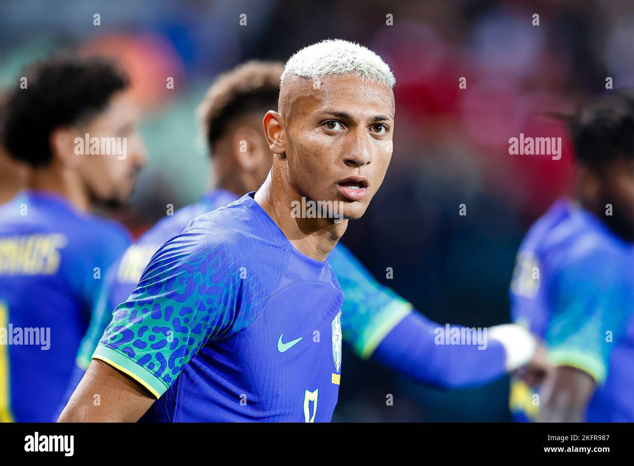 Paris, France - September 27: Richarlison de Andrade of Brazil ...