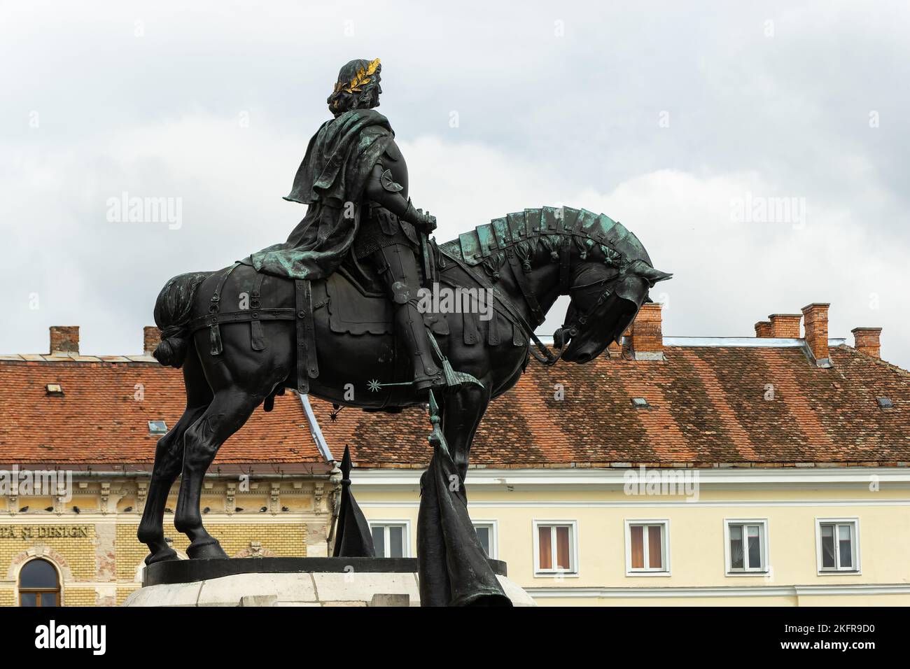 Ansamblul monumental matia corvin cluj napoca hi-res stock photography ...