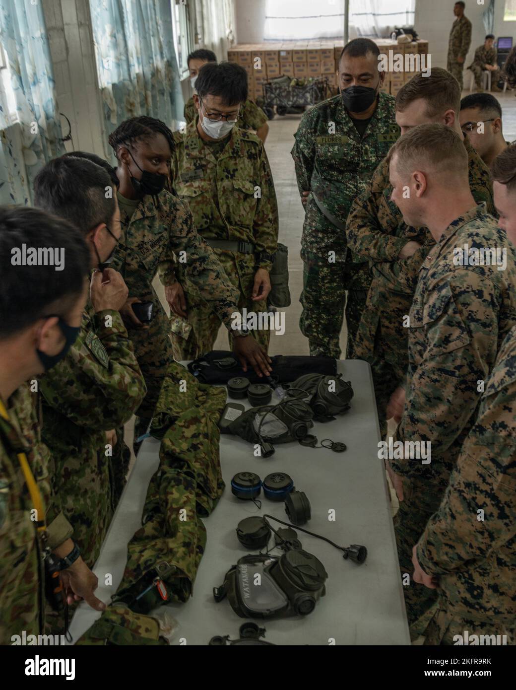 Japanese Ground Self-Defense Force service members, Philippine Marines ...
