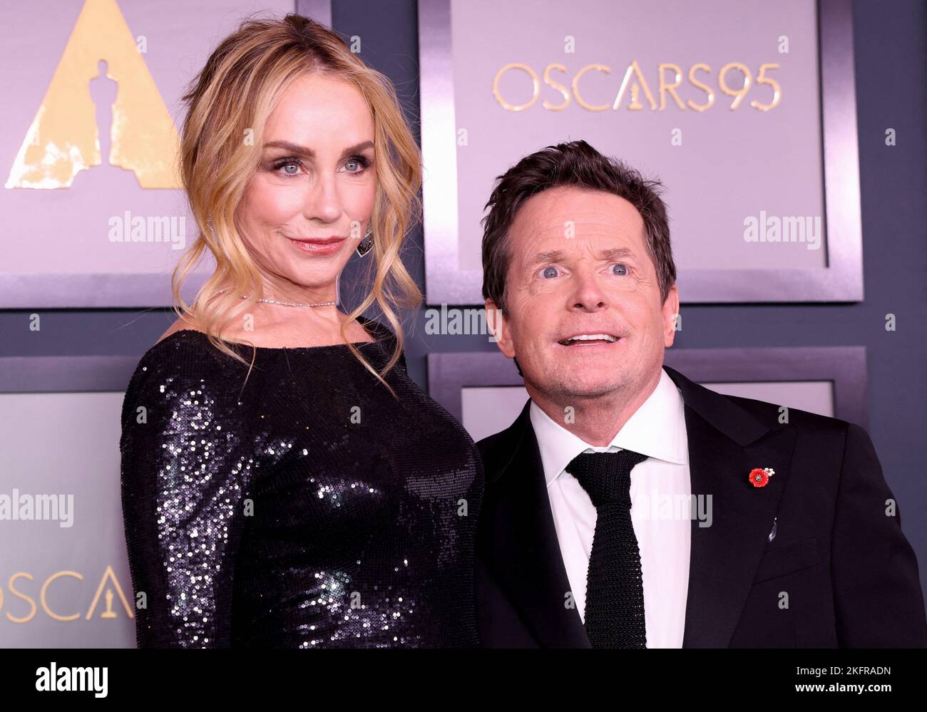 Michael fox actor wife tracy hi-res stock photography and images - Alamy