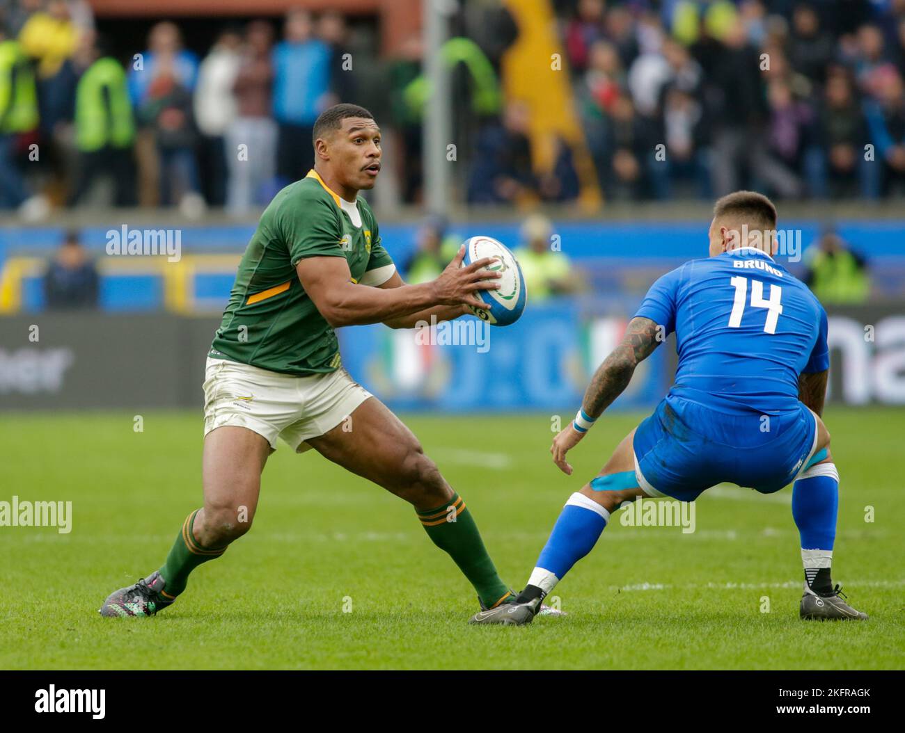 Genova, Italy, 19/11/2022, Damian Willemse of South Africa during the ...