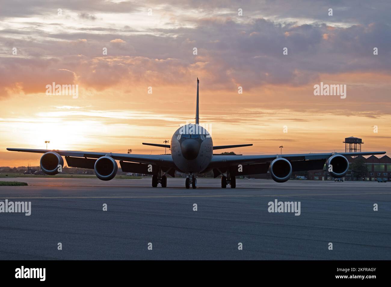 A KC-135 Stratotanker aircraft assigned to the 121st Air Refueling Wing ...