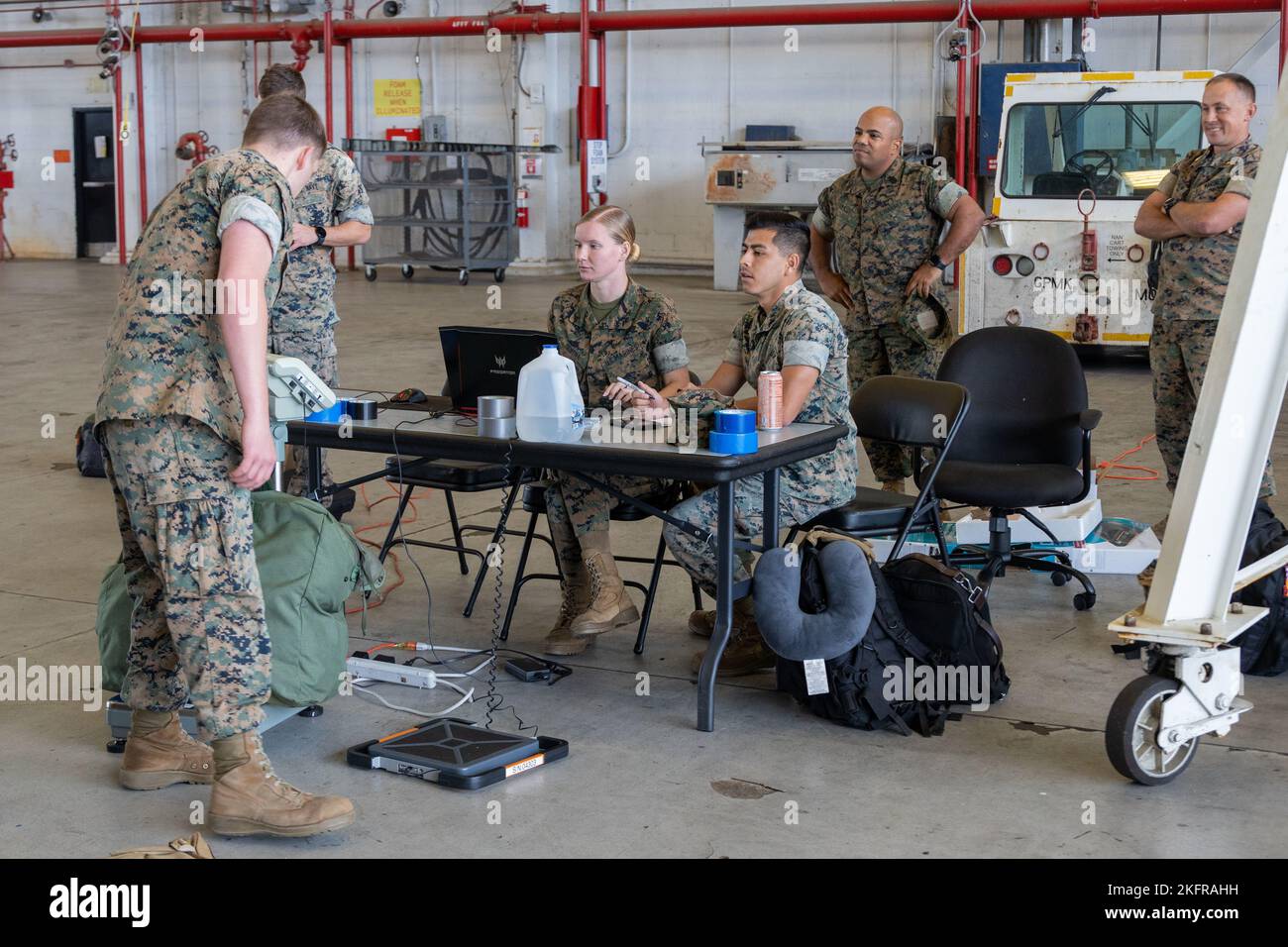 U.S. Marines with Marine Fighter Attack Squadron (VMFA) 312, Marine ...