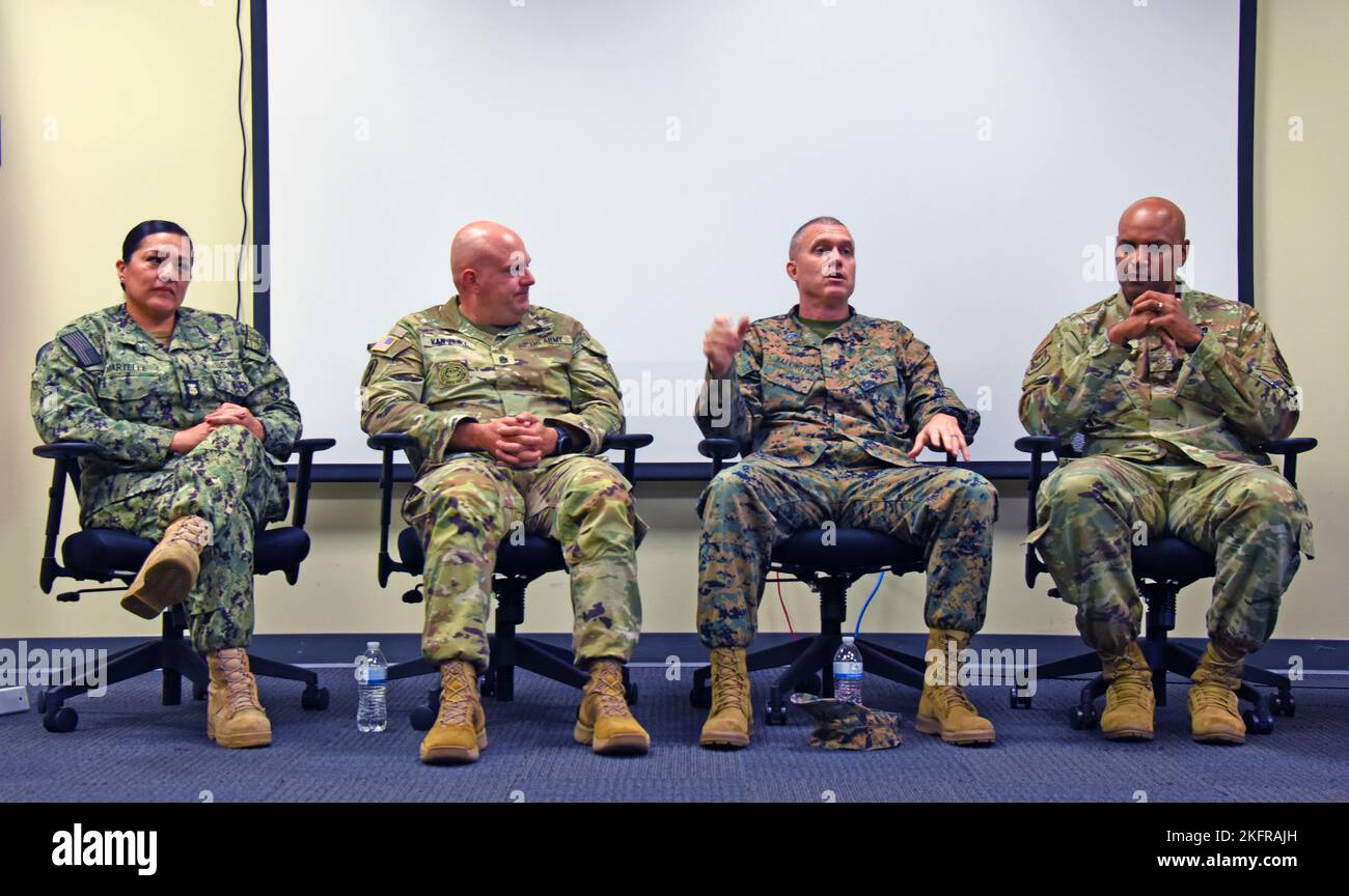 U.S. Navy Master Chief Angelica Martelle, Fleet Logistics Support ...