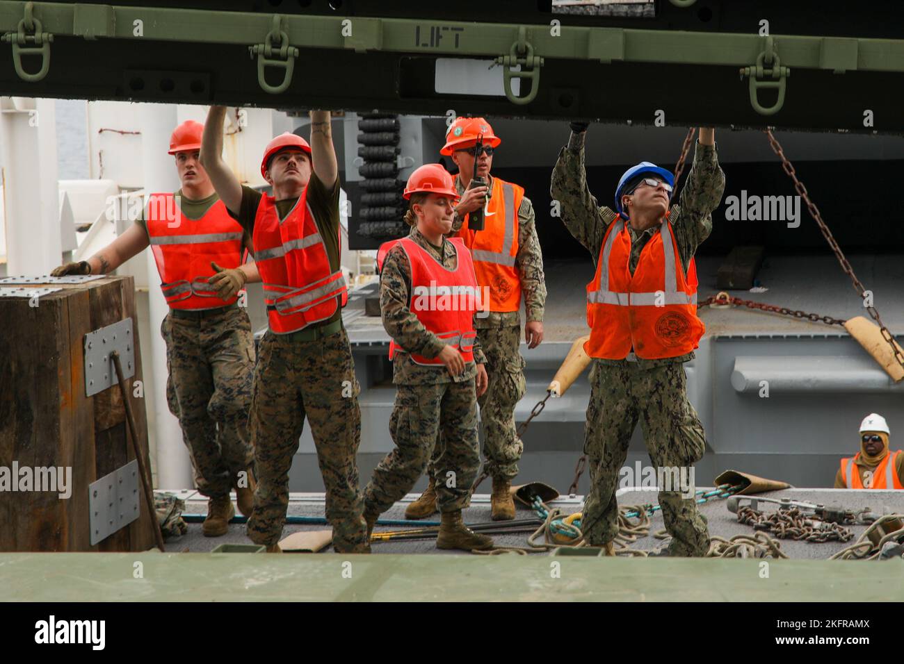 U.S. Marines with Combat Logistics Regiment 37, 3rd Marine Logistics ...