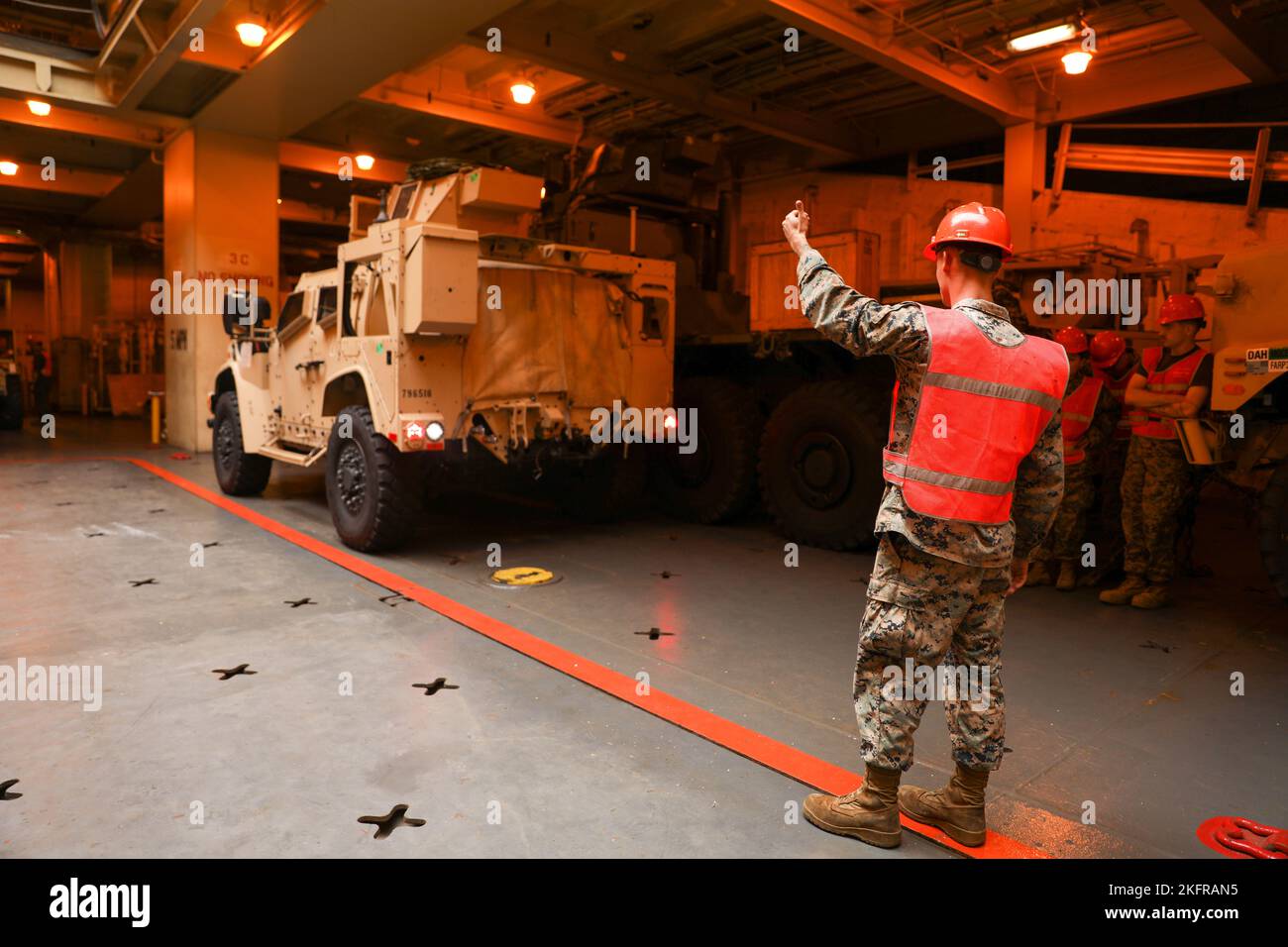 U.S. Marine Corps Lance Cpl. Joseph Trotta, a motor transport operator ...
