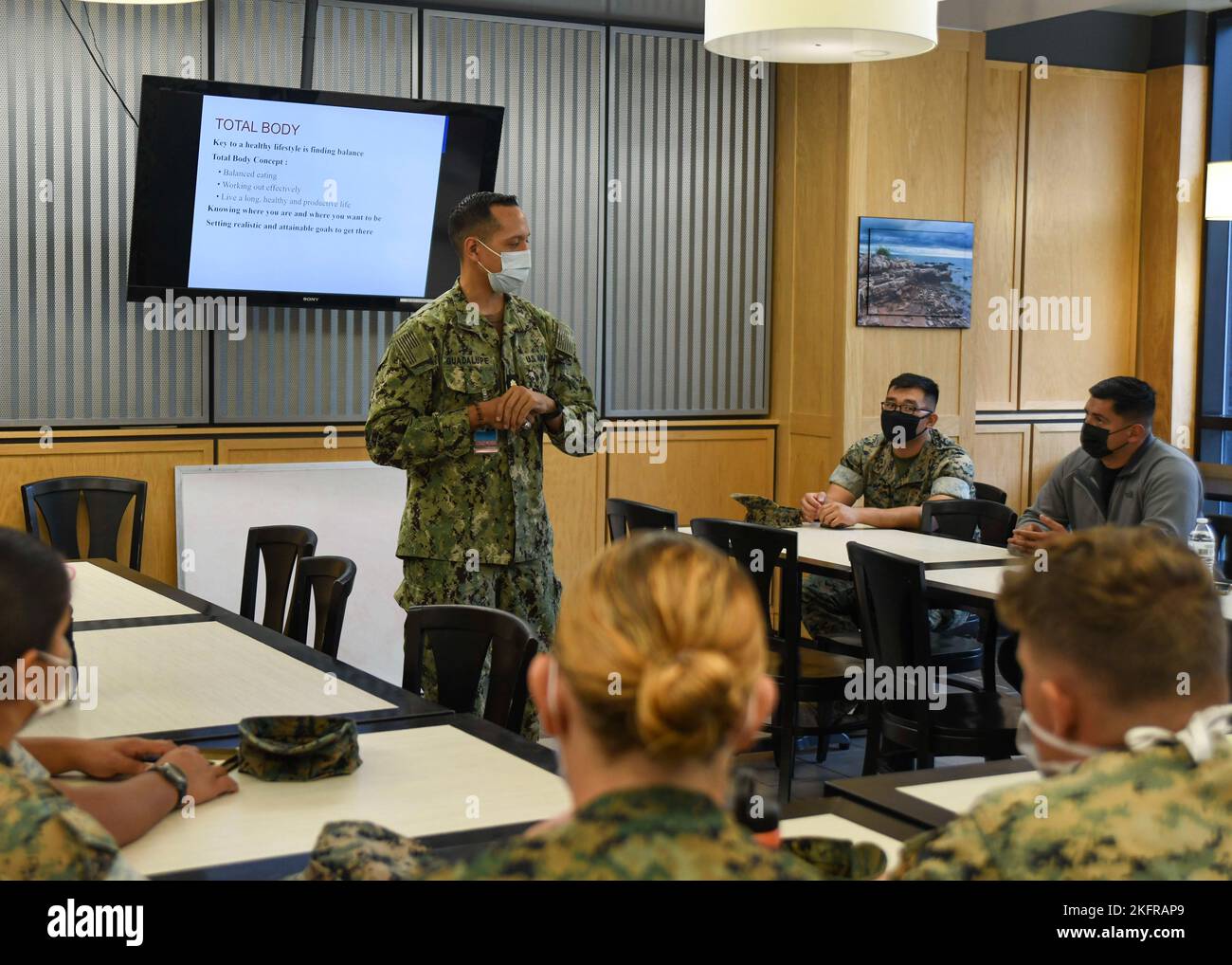 U.S. Navy Lieutenant Commander Nelson H. Guadalupe, department head for ...