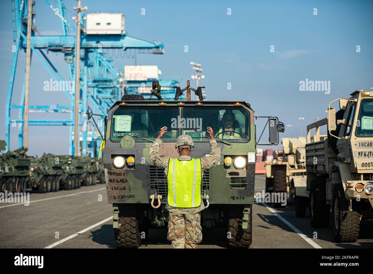 Soldiers assigned to 16th Combat Aviation Brigade recover equipment ...