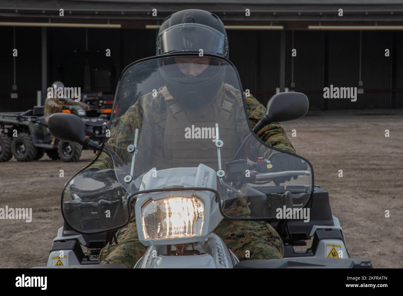 U.S. Marine Corps Lance Cpl. Makenna Holden, a Motor Vehicle Operator ...