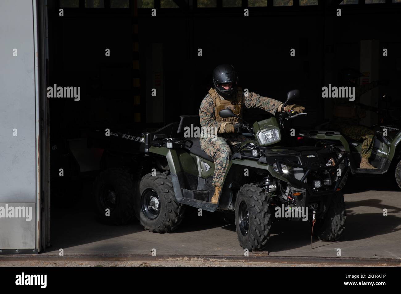 U.S. Marine Corps Sgt. Colby West, an Explosive Ordnance Disposal ...
