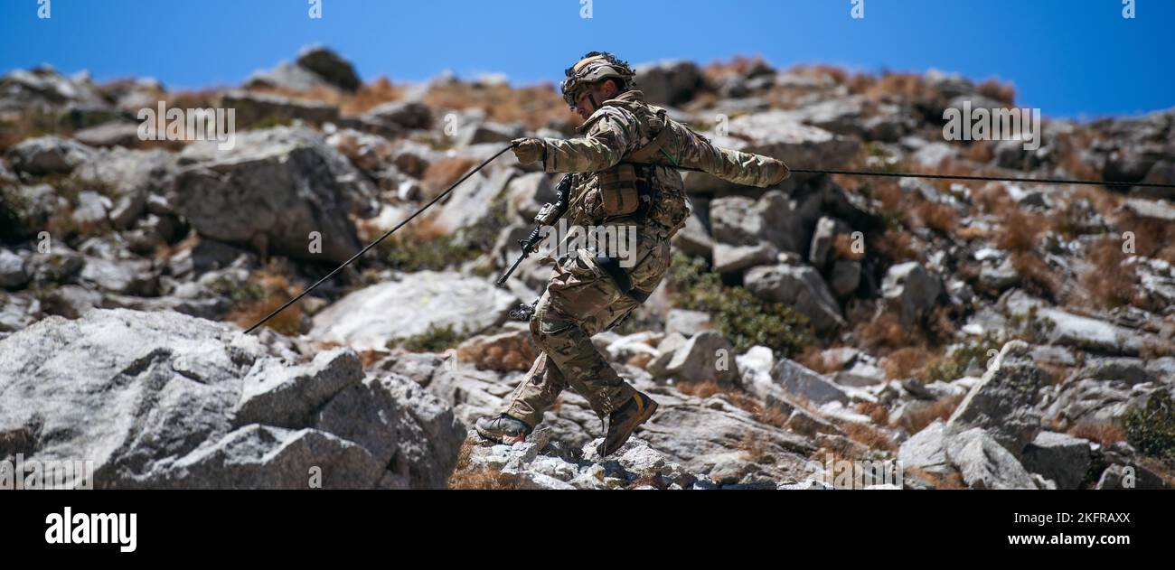 A U.S. Army paratrooper assigned to 2nd Battalion, 503rd Parachute ...