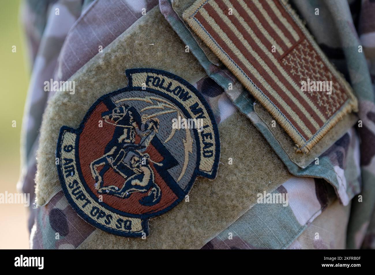 A U.S. Air Force tactical air control party specialist participates in ...