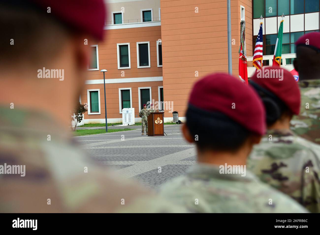 U.S. Army incoming Command Sgt. Maj. Frank E. Batts, Command Sgt. of ...