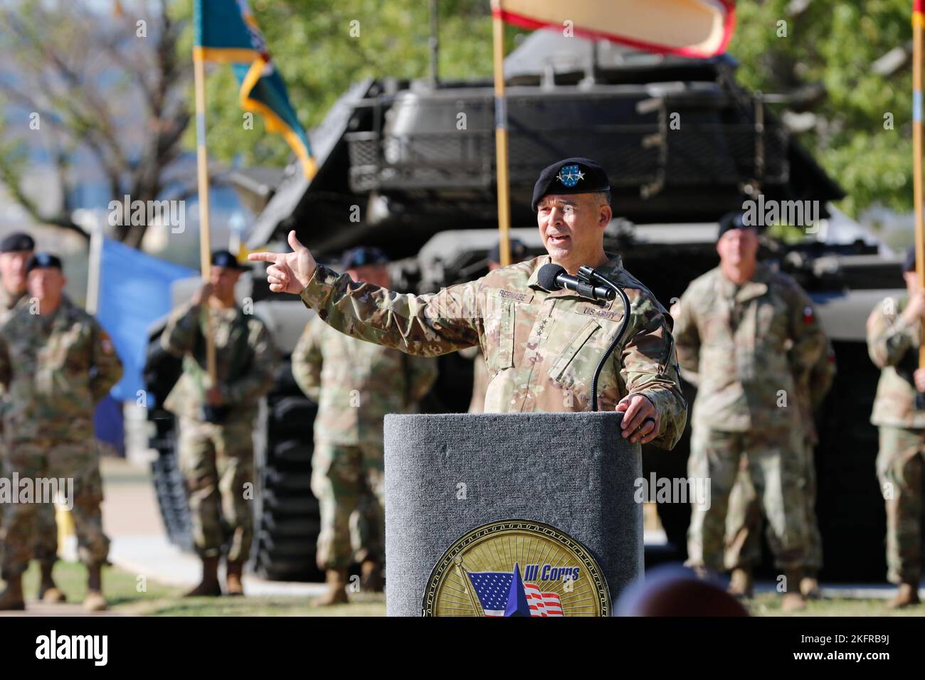 Lt. Gen. Sean Bernabe, takes over as the new Commanding General of III ...